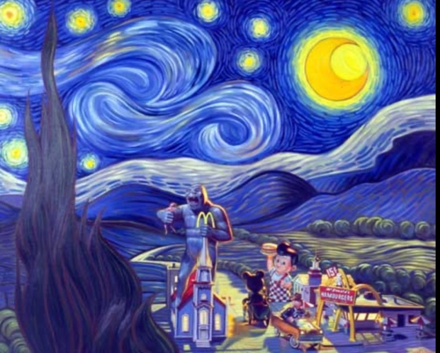 Starry Night at Mickey D’s – Chris Higgins